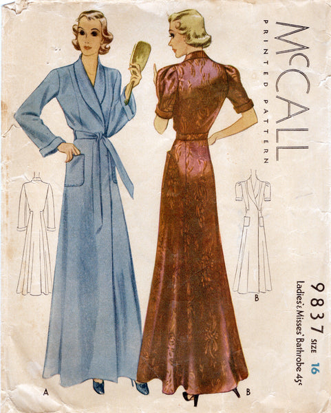 McCall 9837 – The Blue Gardenia