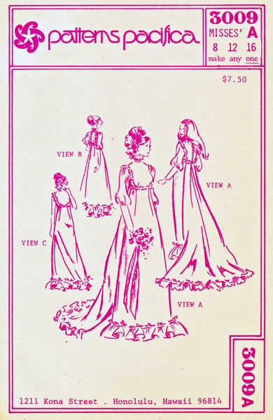 Patterns Pacifica 3009 – The Blue Gardenia